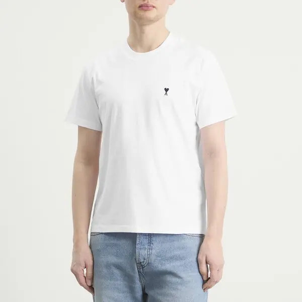 AMI Paris Contrasted Adc T-shirt - Blanc