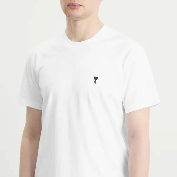 AMI Paris Contrasted Adc T-shirt - Blanc