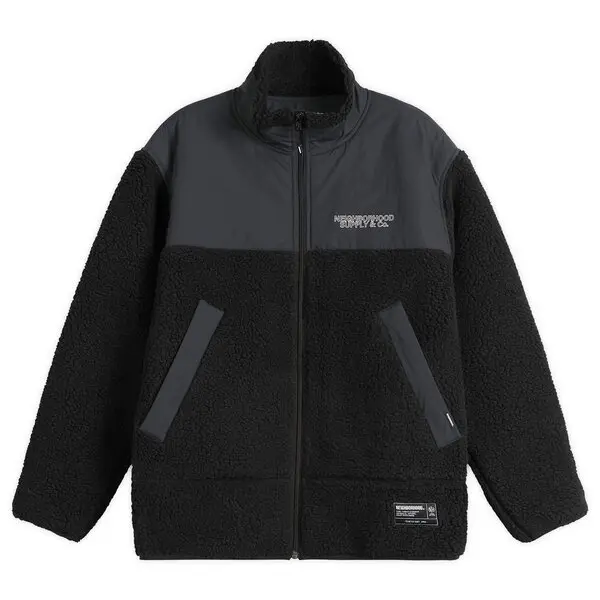 NEIGHBORHOOD Fleece Jacket - Black