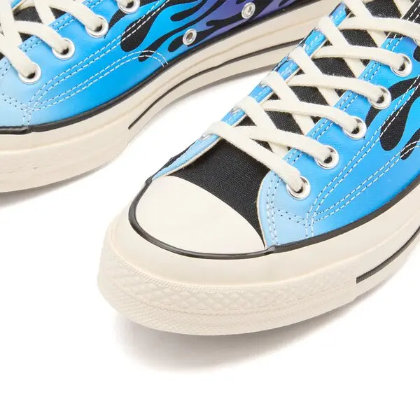 CONVERSE Chuck Taylor 1970s Ox Flames Sneaker - Black/blue/cobalt