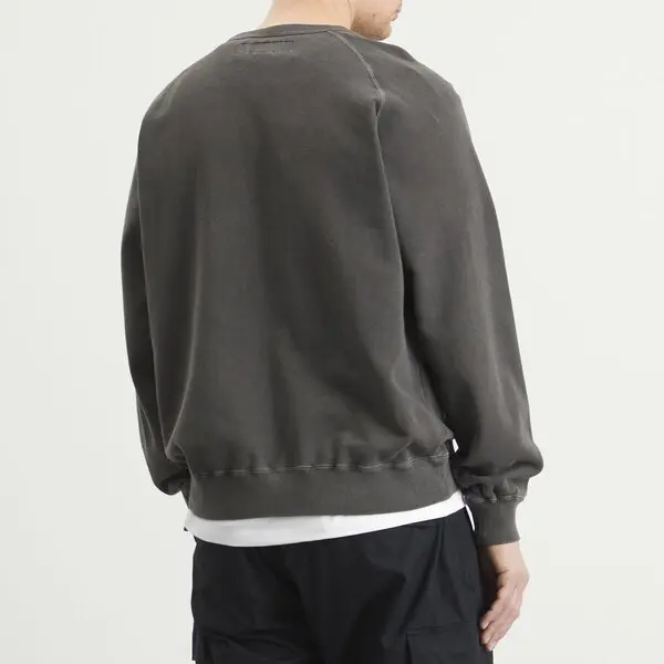 NEIGHBORHOOD Pigment Dyed Sweatshirt With Stitched Skull Graphic