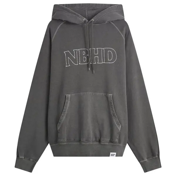 NEIGHBORHOOD Pigment Dyed Sweat Hoodie - Black