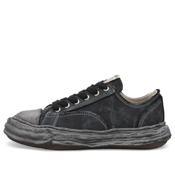 Mihara Yasuhiro Peterson 23 Embroidery Vintage Low - Blk/blk