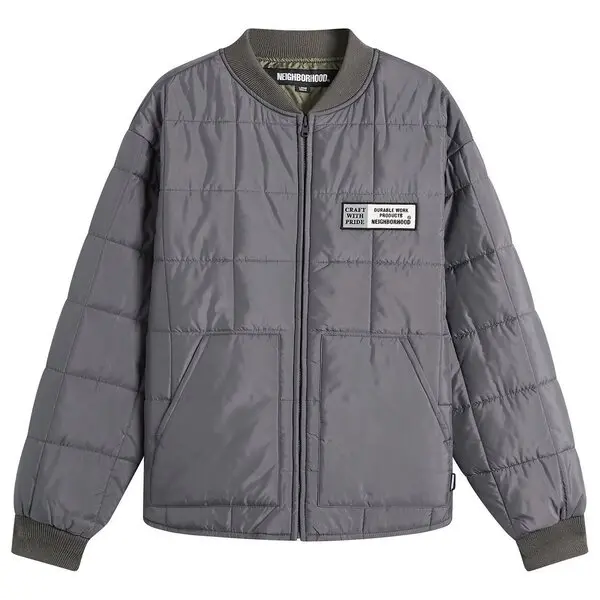 NEIGHBORHOOD Reversible Padded Jacket - Gray