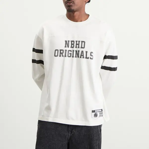 NEIGHBORHOOD Long Sleeve Football Shirt - White