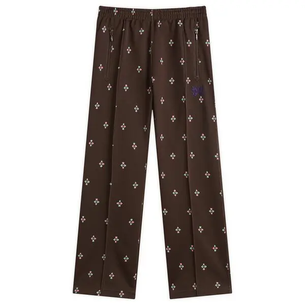 Needles Jacquard Weave Track Pants - Blackjack