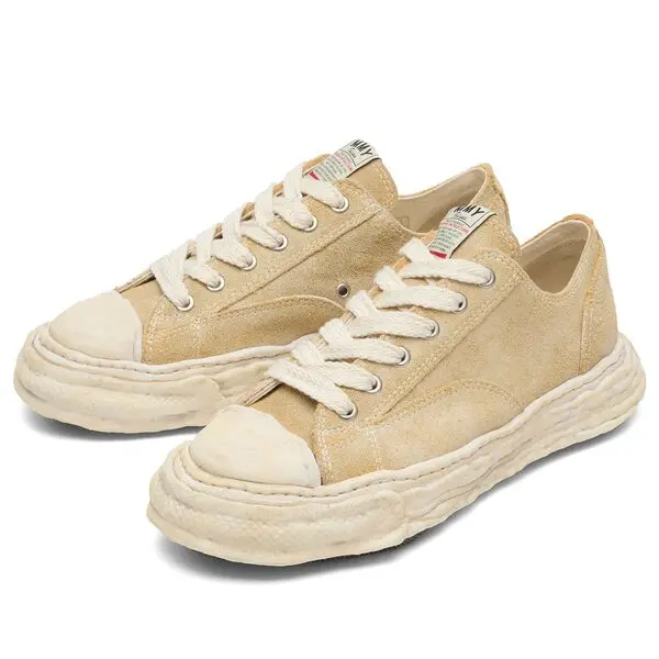 Mihara Yasuhiro Peterson 23 Vintage Suede Low-top Sneakers - White