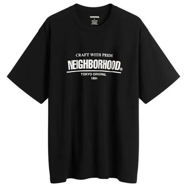 NEIGHBORHOOD Ss-1 Classic Logo T-shirt - Black
