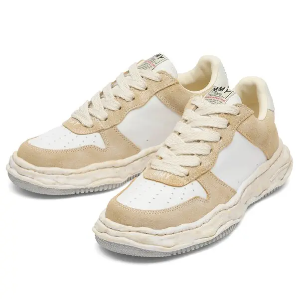 Mihara Yasuhiro Wayne Nylon Vintage Suede Low-top