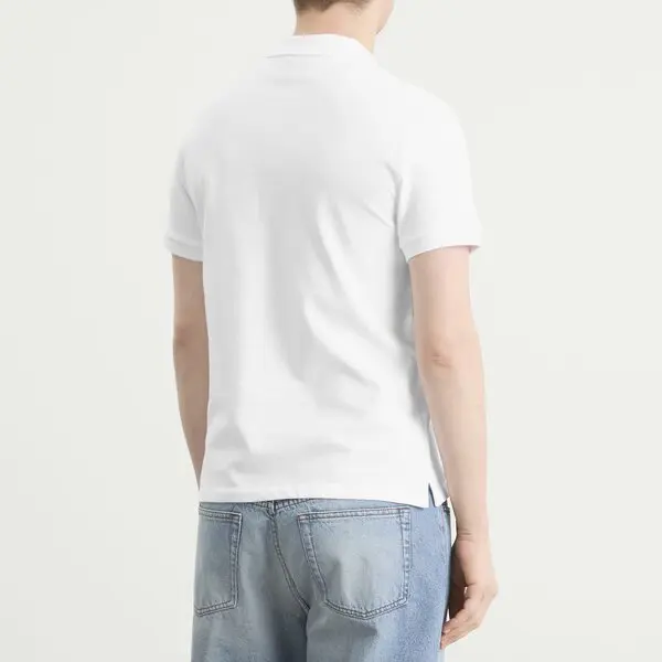AMI Paris Contrasted De Coeur Polo Shirt