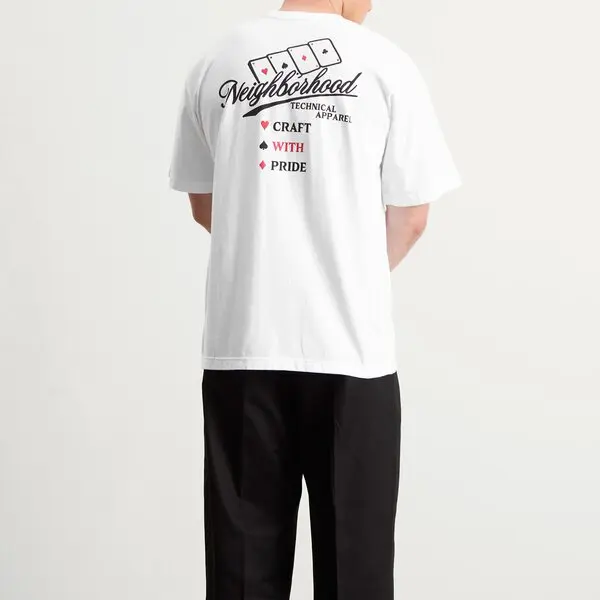 NEIGHBORHOOD Ss-8 Cards T-shirt