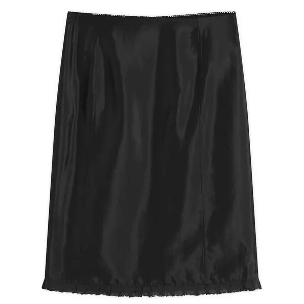DUNST H-line Laced Midi Skirt - Black
