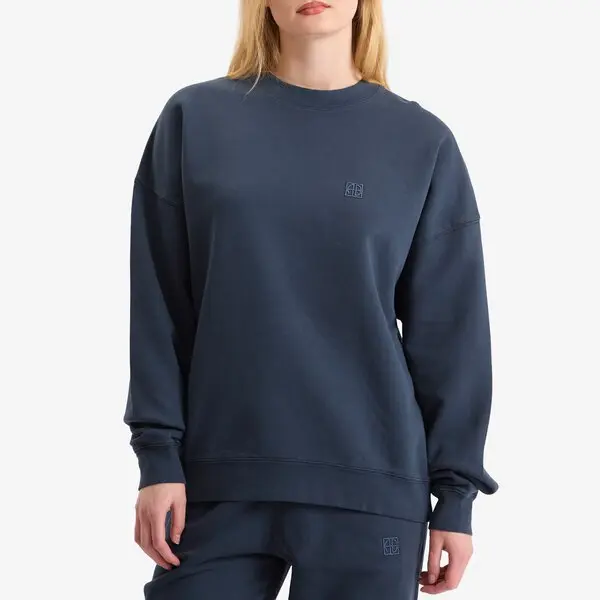 ANINE BING Miles Framed Monogram Sweatshirt