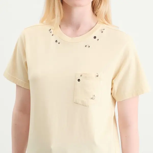 Isabel Marant Étoile Yazrane Pierced T-shirt