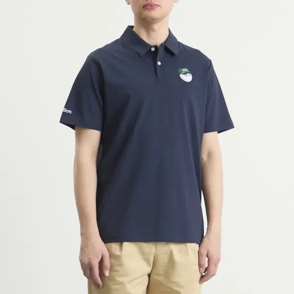MALBON Fairway Baldwin Polo Shirt - Navy