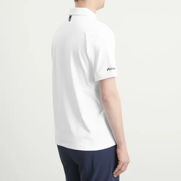 MALBON Fairway Baldwin Polo Shirt - White