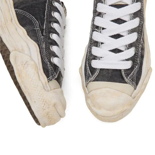 Mihara Yasuhiro Hank Bleach Washed Low-top