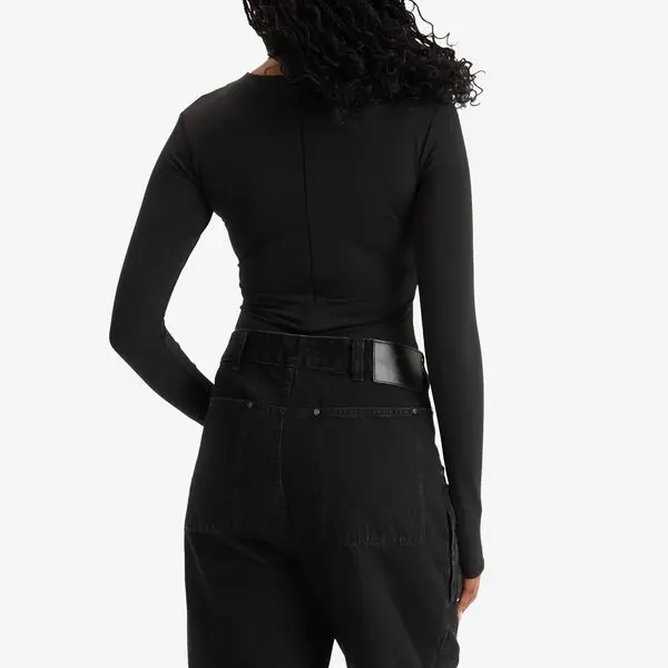 ENTIRE STUDIOS Long Sleeve Bodysuit - Soot