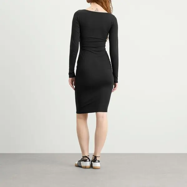 SKIMS Smooth Layers Long Sleeve Midi Dress