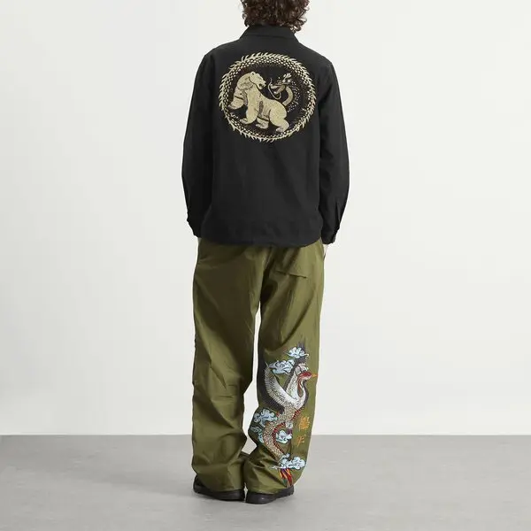 MAHARISHI Polar Bear Chimera Embroidered Ripstop Shirt