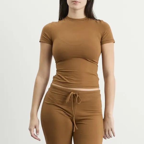 SKIMS Cotton Jersey T-shirt - Chai