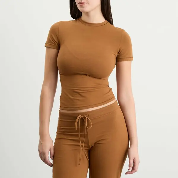 SKIMS Cotton Jersey T-shirt - Chai