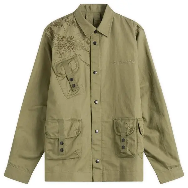 MAHARISHI M.a.l.i.c.e. Embroidered Shirt - Olive