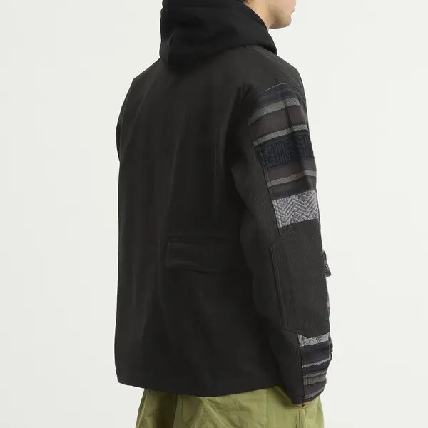 MAHARISHI Upcycled Patchwork Chore Jacket