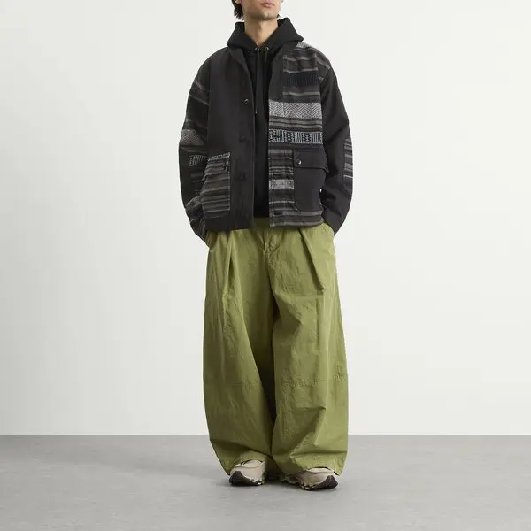 MAHARISHI Upcycled Patchwork Chore Jacket
