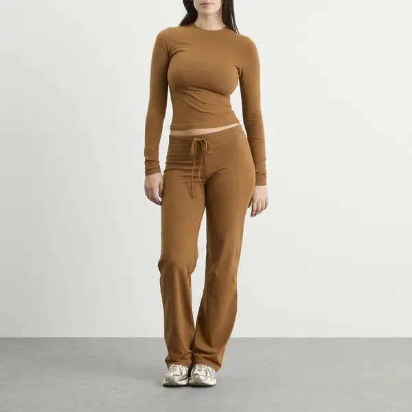 SKIMS Cotton Jersey Long Sleeve Top