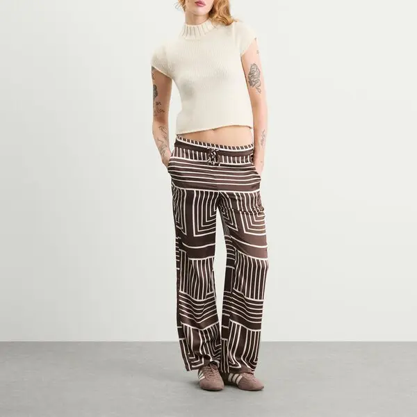 4TH & RECKLESS Amira Print Trousers