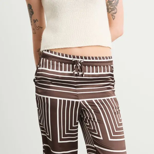 4TH & RECKLESS Amira Print Trousers