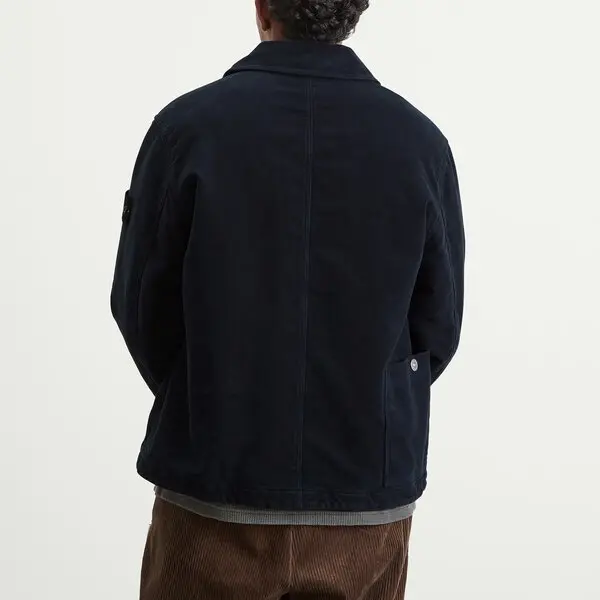 Stone Island Cotton Moleskin-tc Primaloft Work Jacket