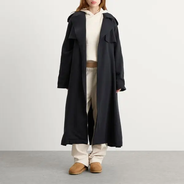 SKIMS Boyfriend Fleece Trench Coat
