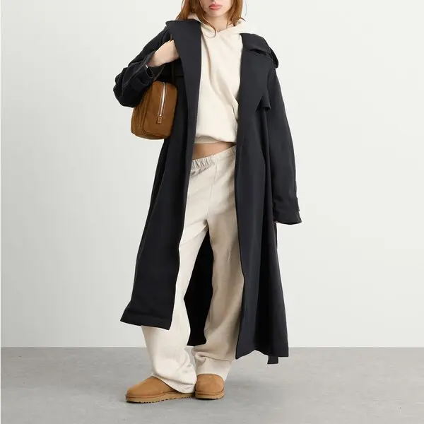 SKIMS Boyfriend Fleece Trench Coat