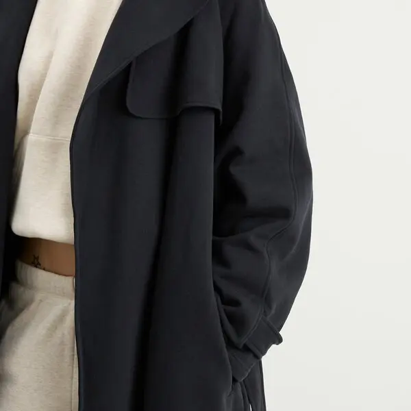 SKIMS Boyfriend Fleece Trench Coat