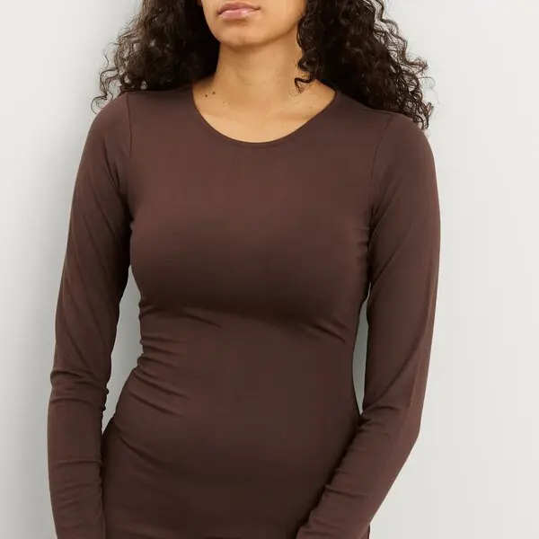 SKIMS Smooth Layers Crewneck Tunic Mini Dress
