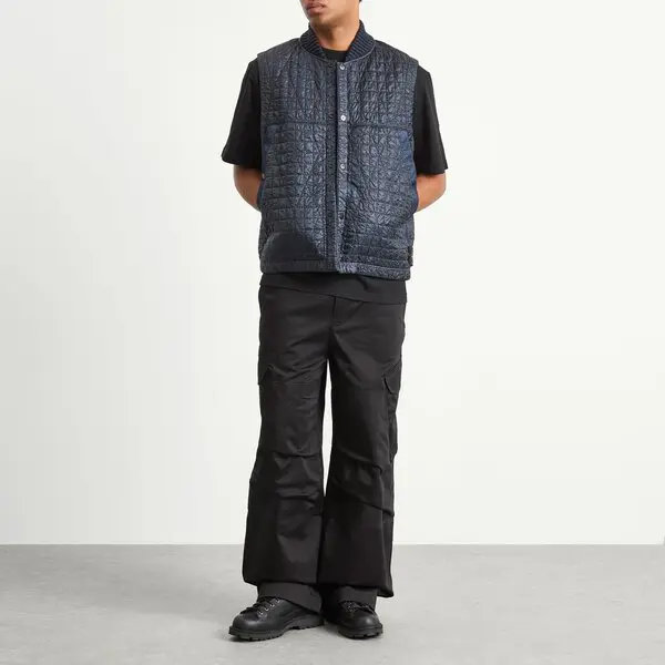 Stone Island Crinkle Reps Quilted-tc Vest