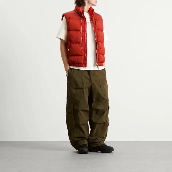Stone Island Nylon Metal Econyl Down Vest - Scarlet