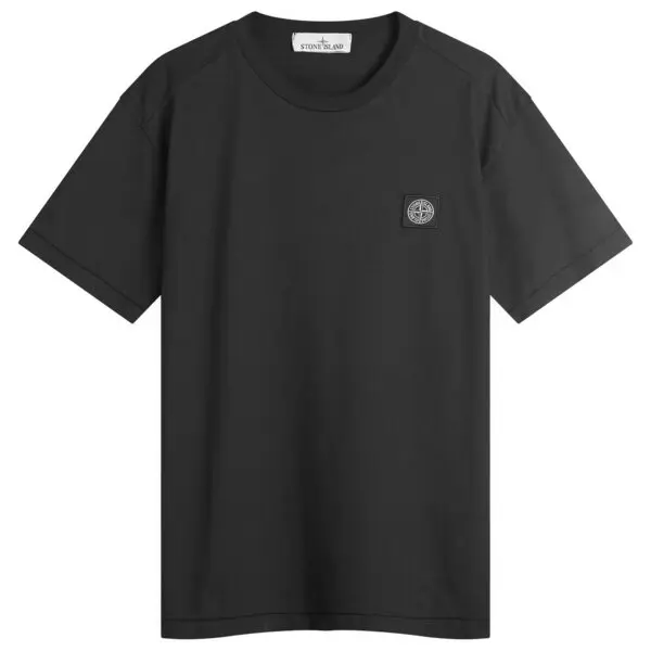 Stone Island Patch Logo T-shirt - Black