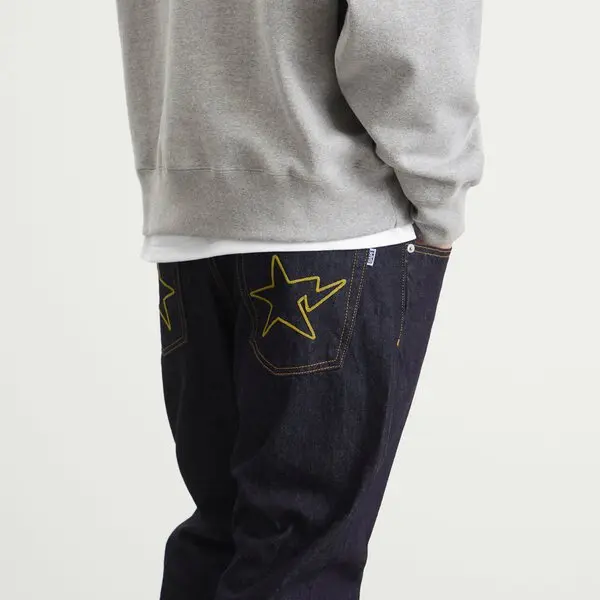 A BATHING APE Sta Regular Fit 13oz Denim Jeans