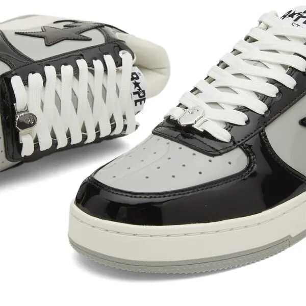 A BATHING APE Patent Leather Sta #4 M2