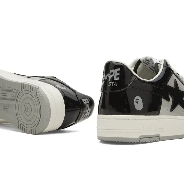 A BATHING APE Patent Leather Sta #4 M2