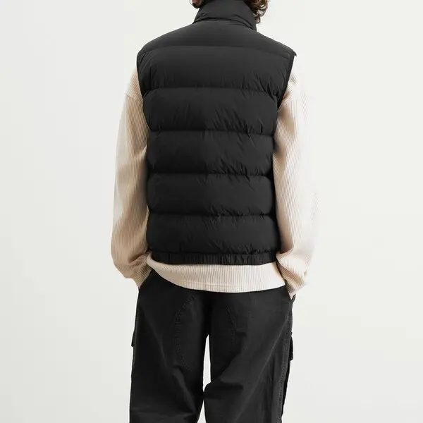 Stone Island Seamless Tunnel Nylon Down-tc Vest - Black