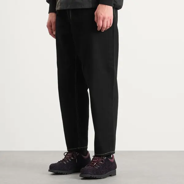 BEAMS Wide Tapered Denim Jeans