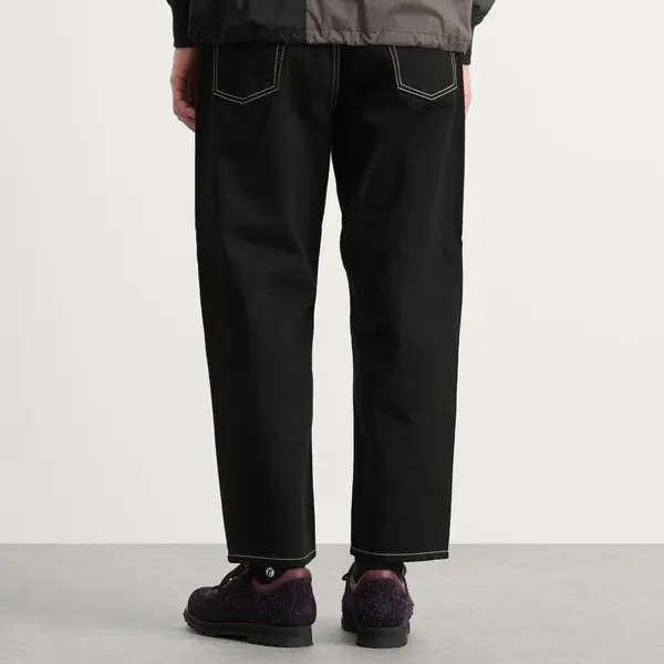 BEAMS Wide Tapered Denim Jeans