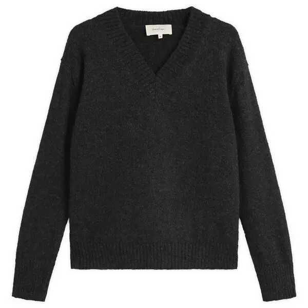 SECOND / LAYER Vexed V-neck - Black