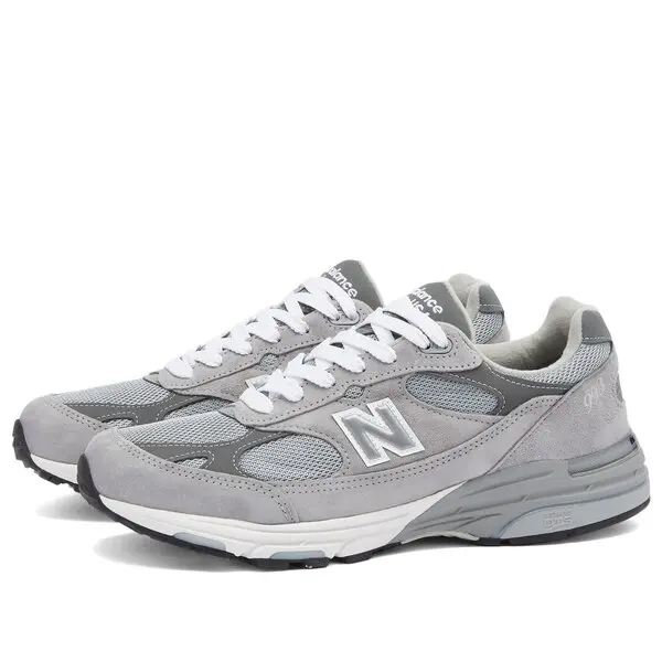 NEW BALANCE M993gl Made In Usa Suede And Mesh Sneakers - Grey