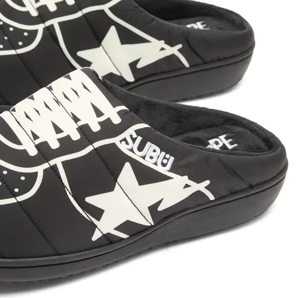 A BATHING APE X Subu Puffer Sandals