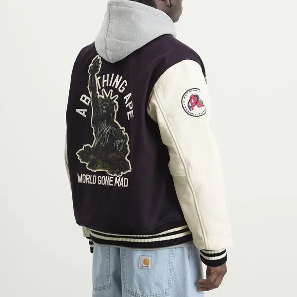 A BATHING APE Varsity Jacket